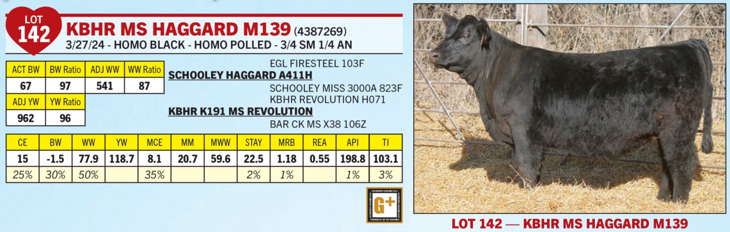 Lot 142: Keller's Broken Heart Ranch - Annual Simmental Bull & Female ...