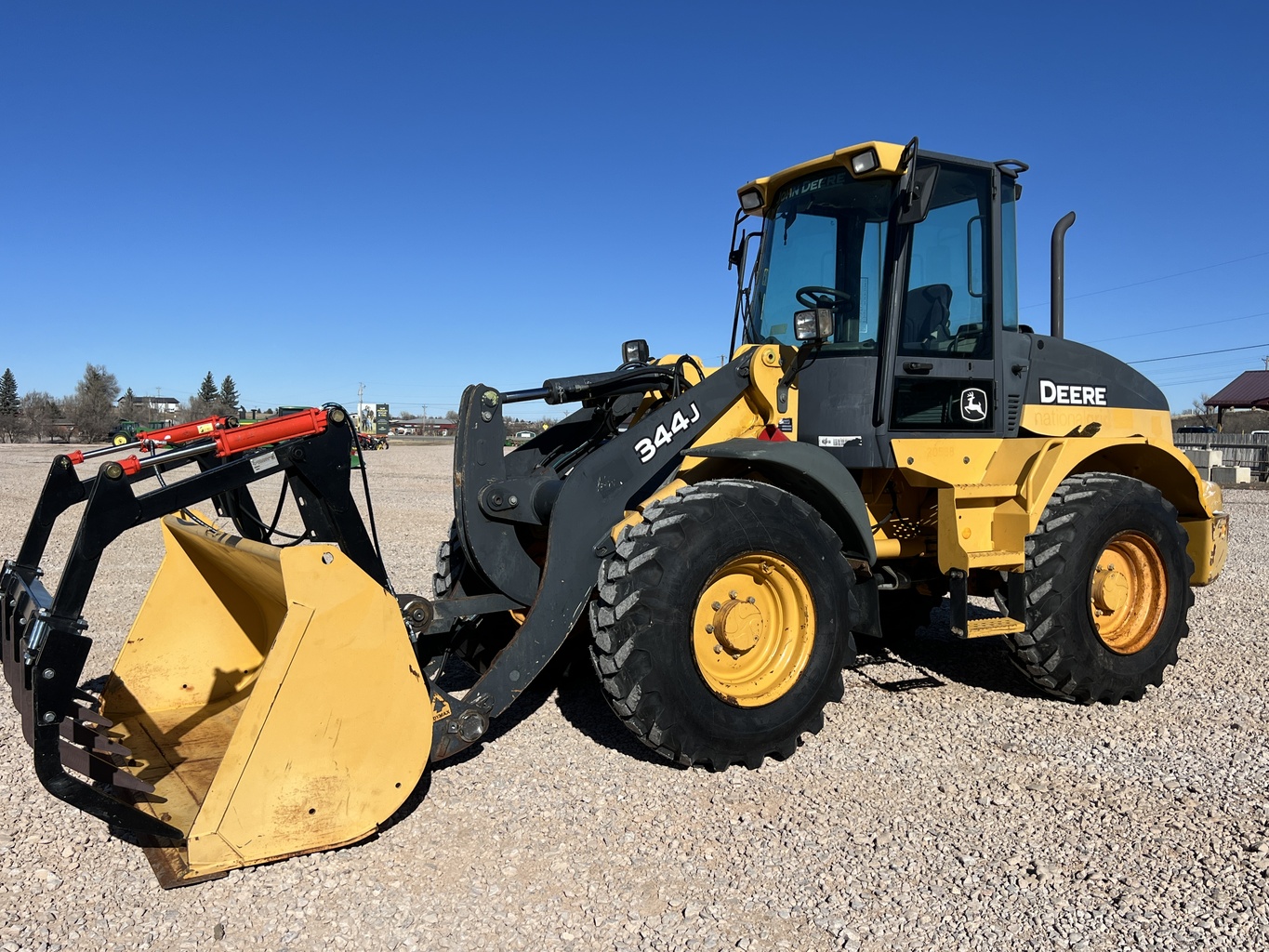 Lot 3794 - '11 Deere 344J Wheel Loader w/Grapple. Onsite-Belle Fourche ...