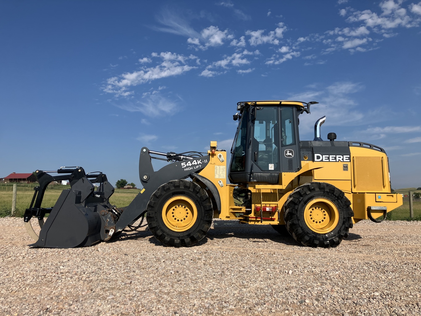 Lot 4599 - '18 DEERE 544K-II HIGH-LIFT WHEEL LOADER w/HD GRAPPLE ...