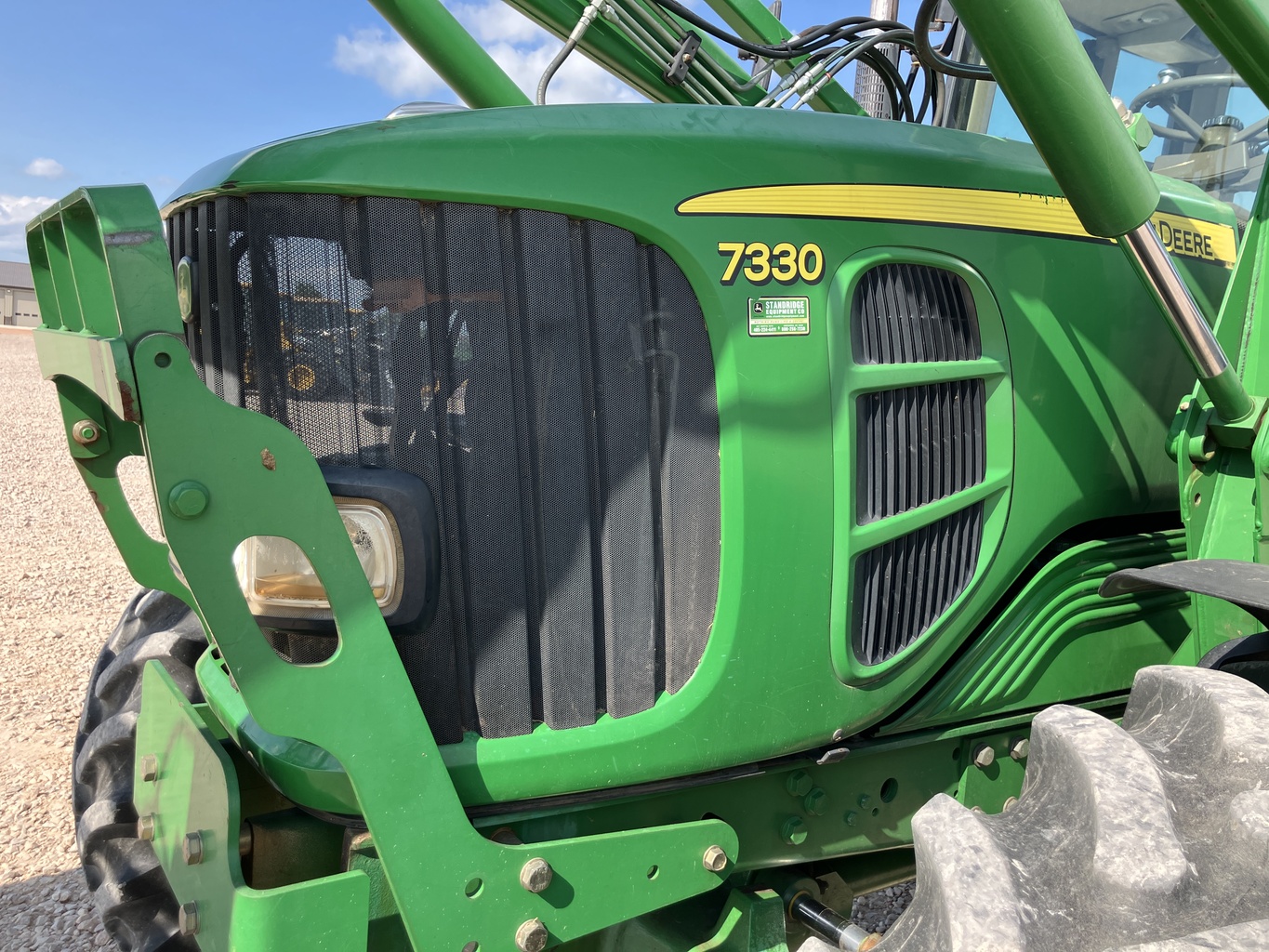 Lot 4627 - '10 JD 7330 MFWD PQ w/JD 740 SL LOADER. Onsite-Belle Fourche ...