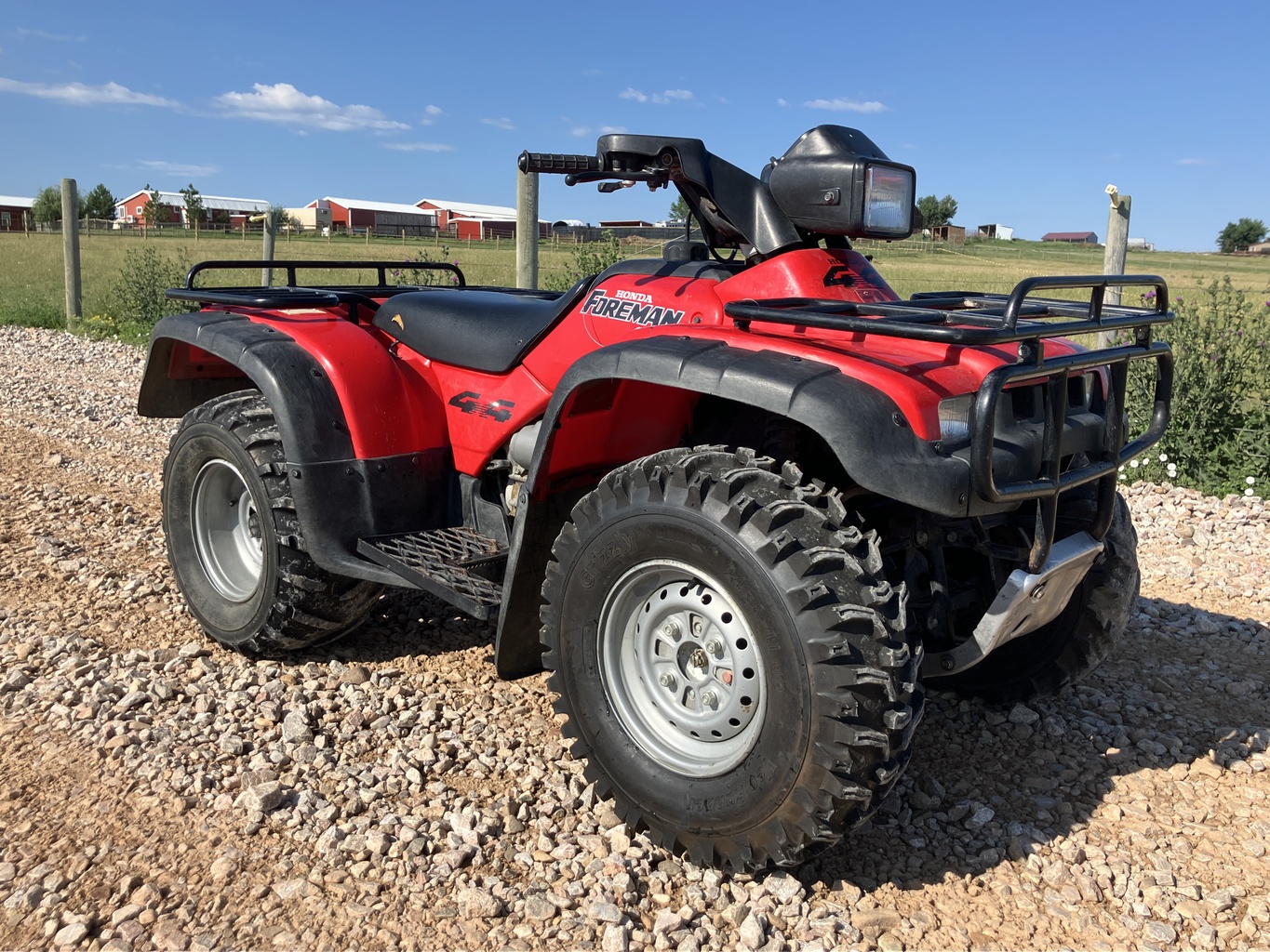 Lot 4680 - '98 HONDA FOREMAN 400 4X4 4-WHEELER. ONSITE-BELLE FOURCHE ...