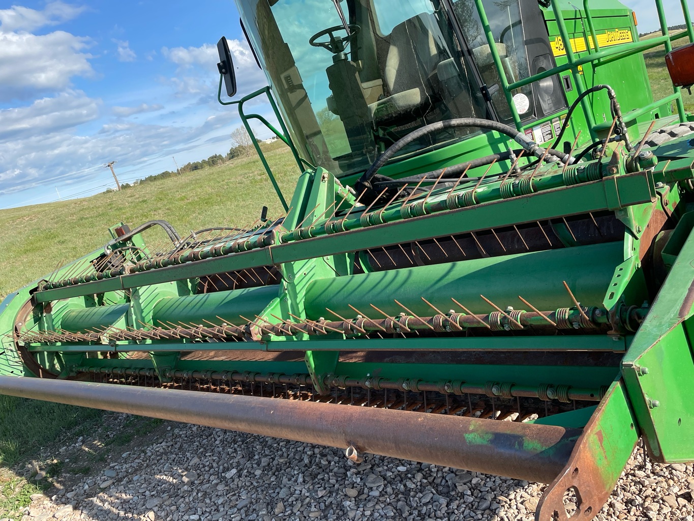 American Ag Video Auction | Lot 5000-1508 - '08 JD 4895 Windrower