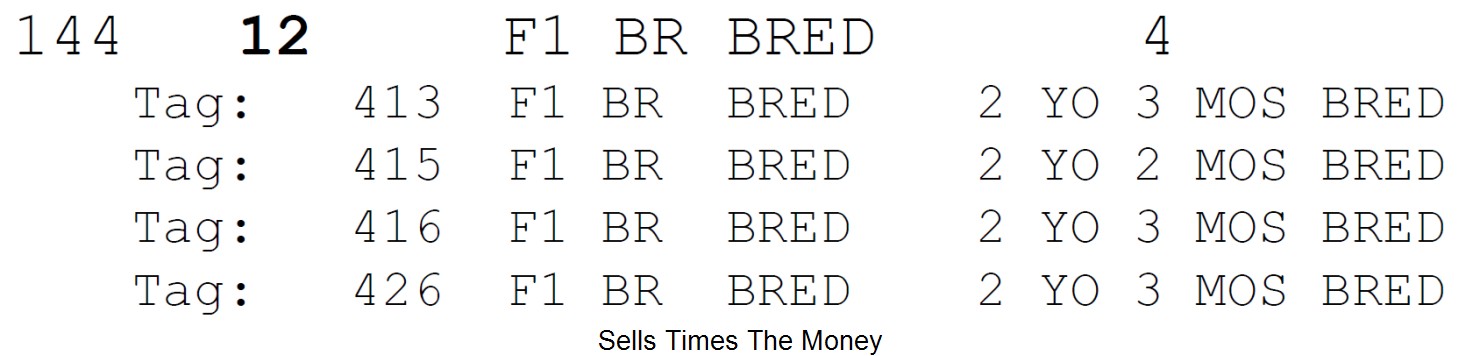 Lot 144: Cattleman's Brenham Livestock Auction - Special Replacement ...