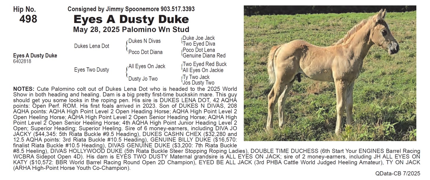 Lot 498: Pitzer Ranch - Preview at 7am CT followed by Fall Sale Day 2 ...