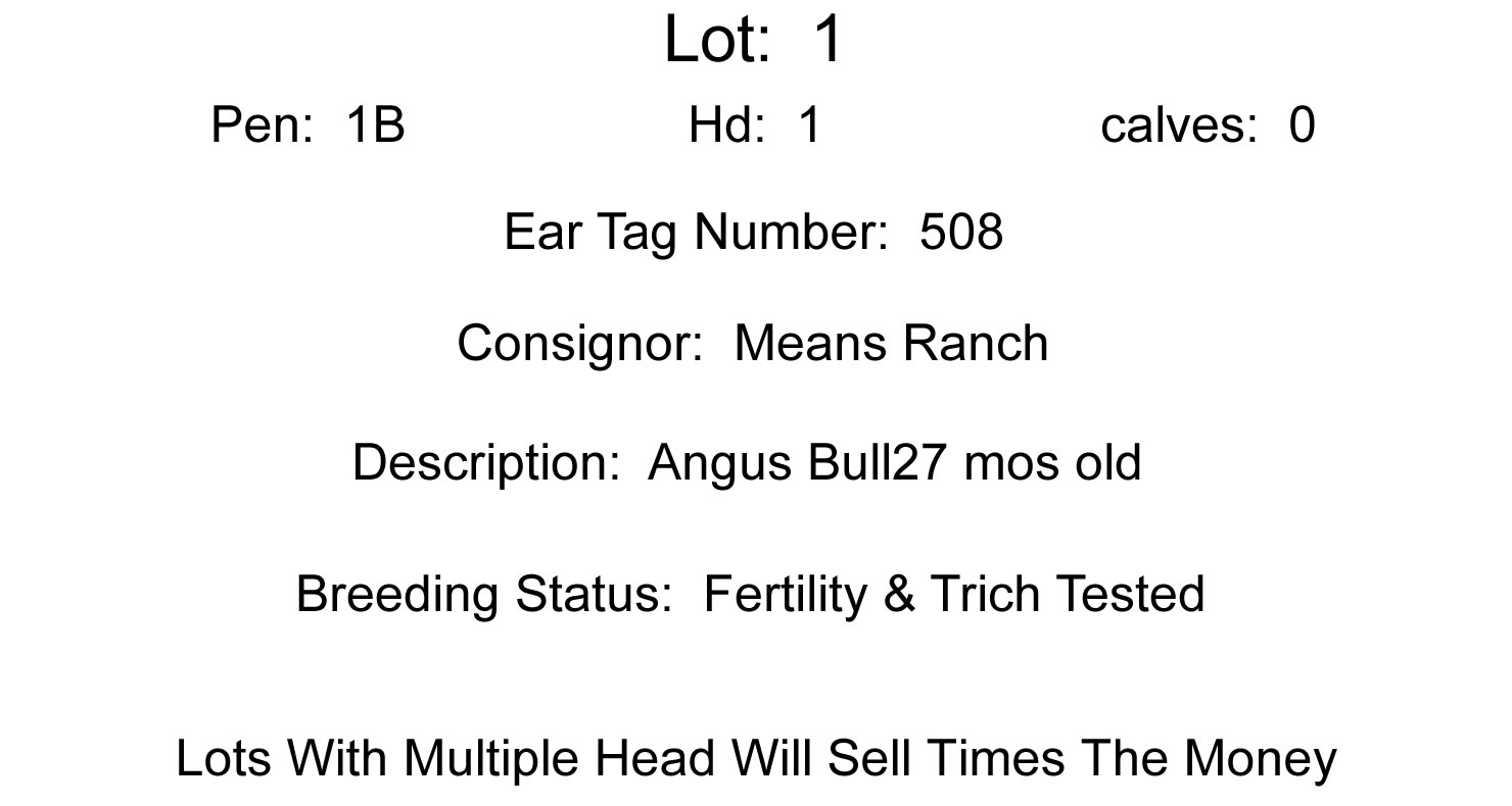 Lot 1: Broken Triangle Cattle Company - Texas Elite F1 and Brahman ...