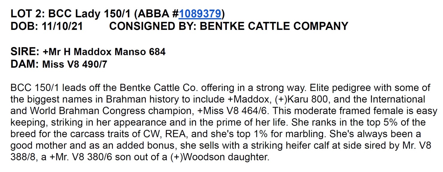 Lot 2: Broken Triangle Cattle Company - The Ranchers Winter Gathering ...