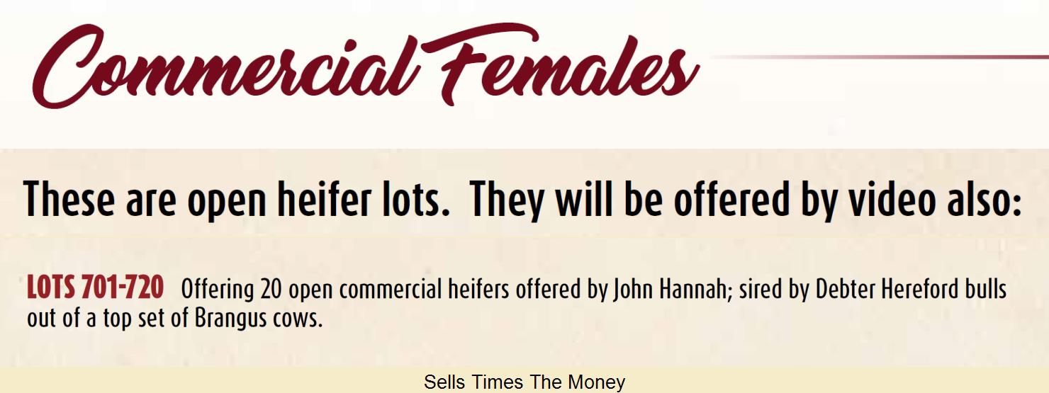 Lot c706: Debter Hereford Farm - 52nd Annual Production Bull Sale ...